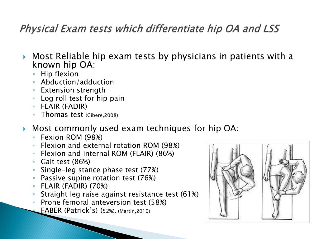PPT - Diagnosing Leg Pain Lumbar Spinal Stenosis vs Hip Osteoarthritis ...