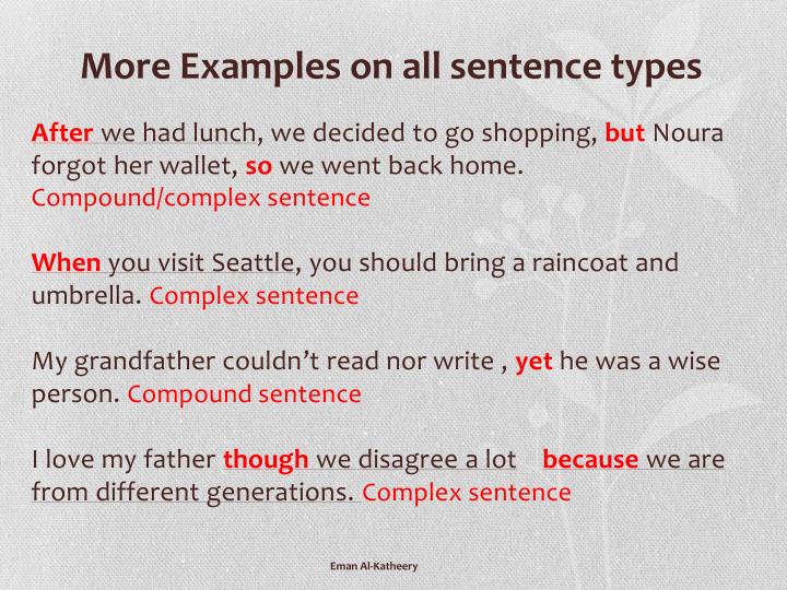 PPT - Types of Sentences PowerPoint Presentation - ID:1582222