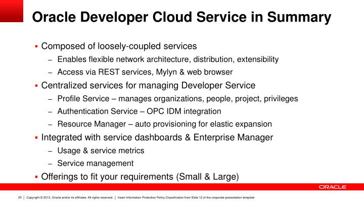 PPT - Oracle Developer Cloud Service – An Introduction PowerPoint ...