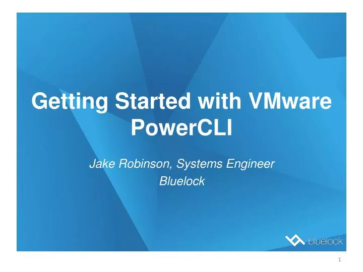 PPT - Getting Started with VMware PowerCLI PowerPoint Presentation, free download - ID:1583176