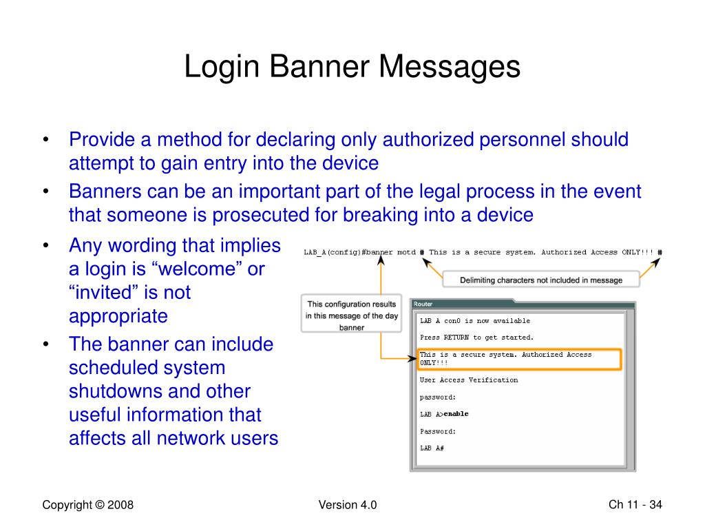 PPT - Chapter 11 Configuring and Testing Your Network PowerPoint ...