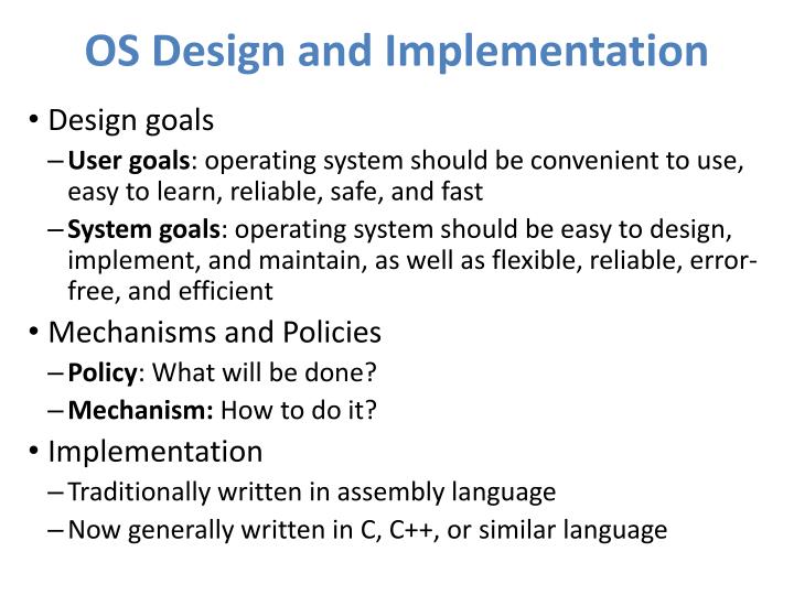PPT - Operating-System Structures PowerPoint Presentation - ID:1583498
