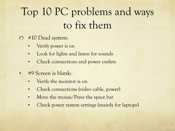 PPT - Computer Troubleshooting PowerPoint Presentation - ID:1583582