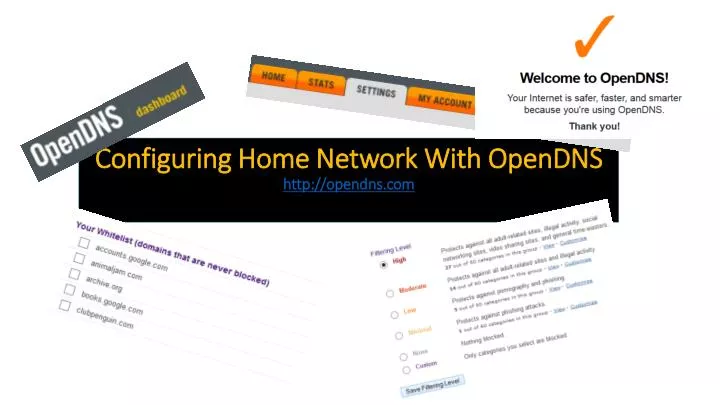 PPT - Configuring Home Network With OpenDNS http://opendns.com ...