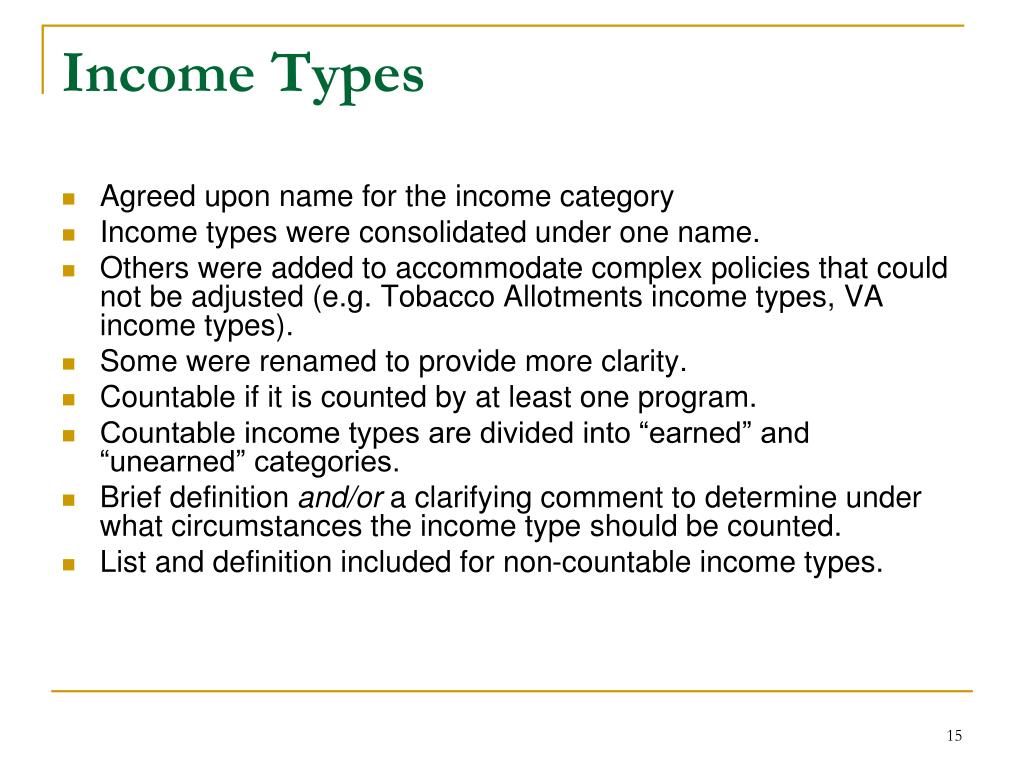 PPT - DHHS Economic Services Integrated Income Manual Section 4000 ...