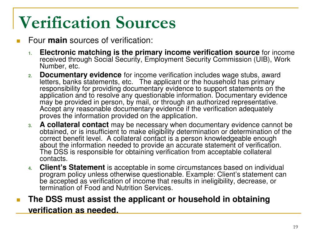 PPT - DHHS Economic Services Integrated Income Manual Section 4000 ...