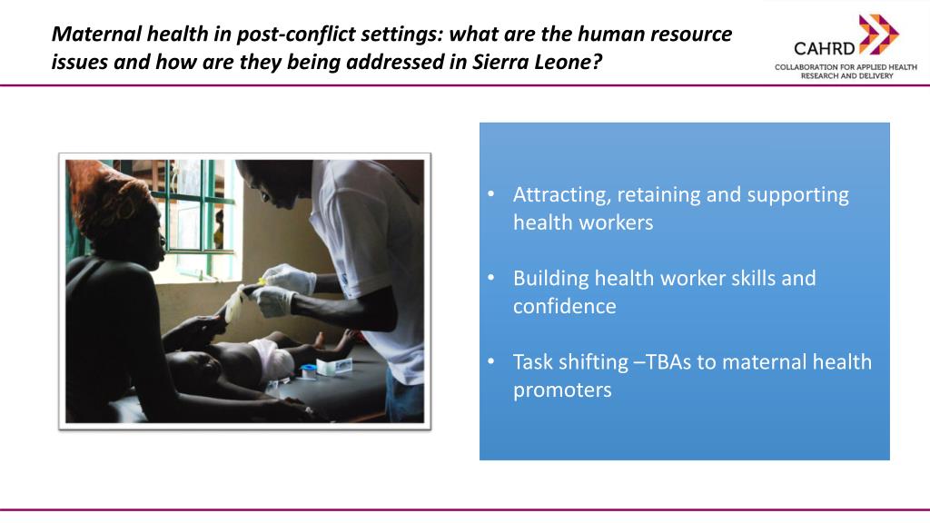 PPT - Addressing Health System Challenges in Fragile Contexts: Pro-Poor ...