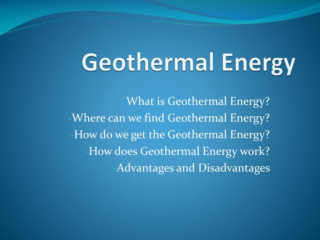 Ppt Geothermal Energy Powerpoint Presentation Free Download Id 1585518