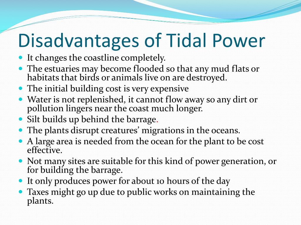 Tidal Energy Advantages Disadvantages Mechanical Educ - vrogue.co Tidal Energy Advantages Disadvantages Mechanical Educ - vrogue.co
