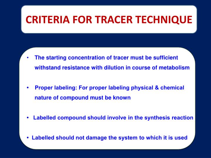 PPT - TRACER TECHNIQUES & UTILIZATION IN BIOGENETIC STUDIES PowerPoint ...