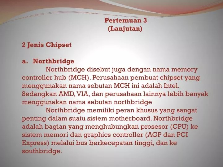 PPT - 7. Bus MCA: Bus MCA (Mikro Channel Architecture) adalah sebuah ...