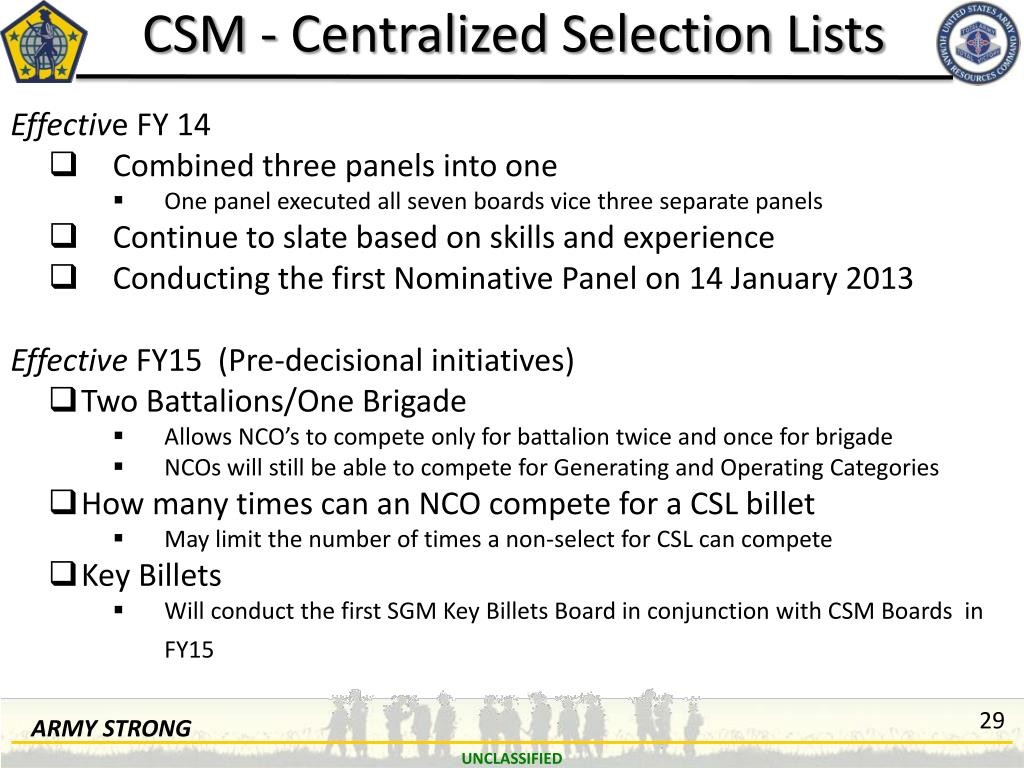 PPT - MG Richard P. Mustion CG, HRC CSM Bruce Lee CSM, HRC PowerPoint ...