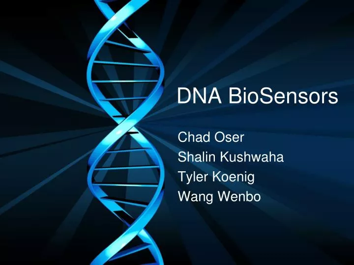 PPT - DNA BioSensors PowerPoint Presentation, free download - ID:1586144