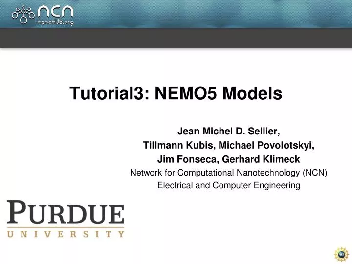 PPT - Tutorial3: NEMO5 Models PowerPoint Presentation, free download ...