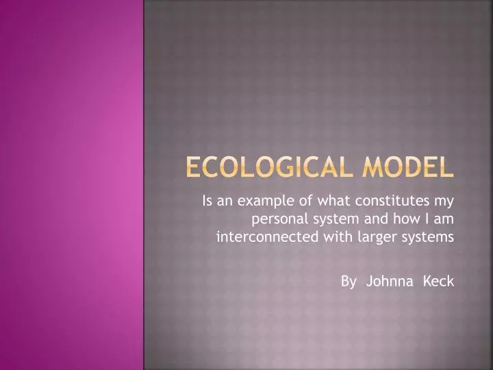 PPT - Ecological model PowerPoint Presentation, free download - ID:1586290