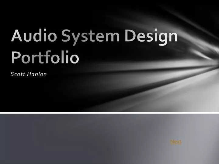 PPT - Audio System Design Portfolio PowerPoint Presentation, free ...