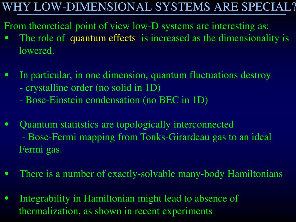 PPT - Lieb-Liniger , Tonks -Girardeau and super Tonks -Girardeau gases ...