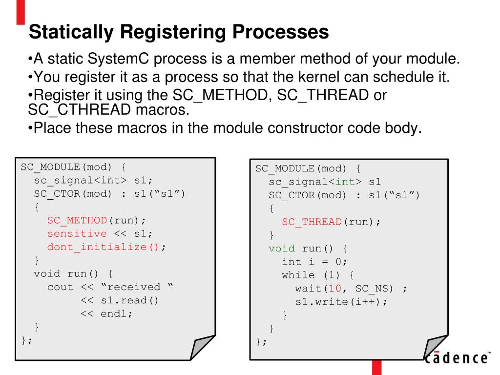 PPT - SystemC Language Tutorial Bishnupriya Bhattacharya Cadence Design ...