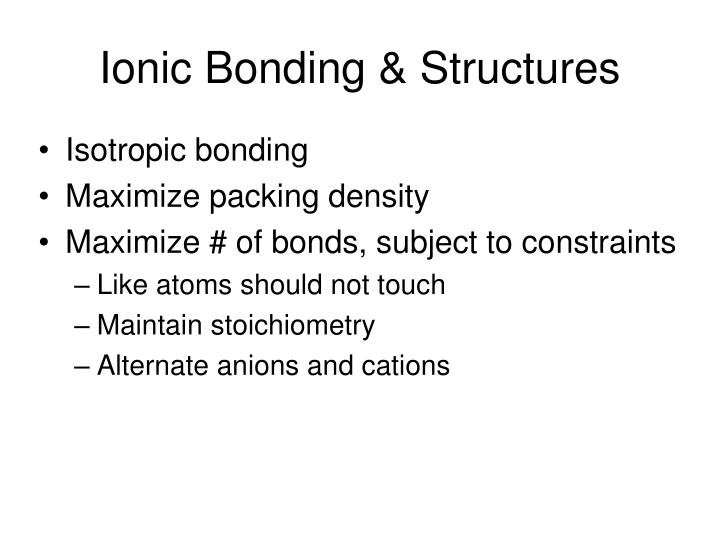 PPT - Types of Primary Chemical Bonds PowerPoint Presentation - ID:1586806