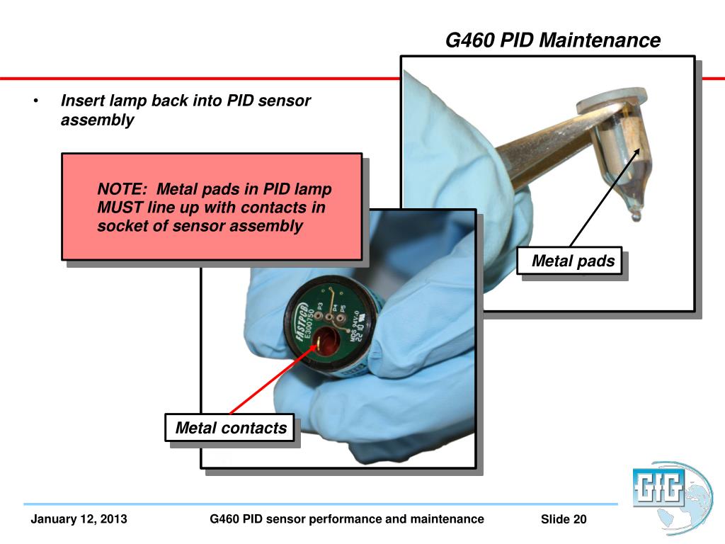 PPT - G460 PID sensor performance and maintenance GfG Instrumentation ...