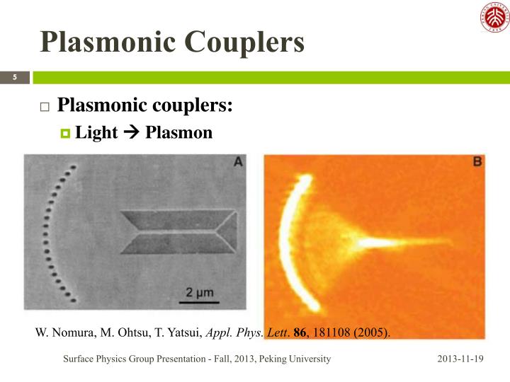PPT - PLASMONICS Merging photonics and electronics At nanoscale / low ...