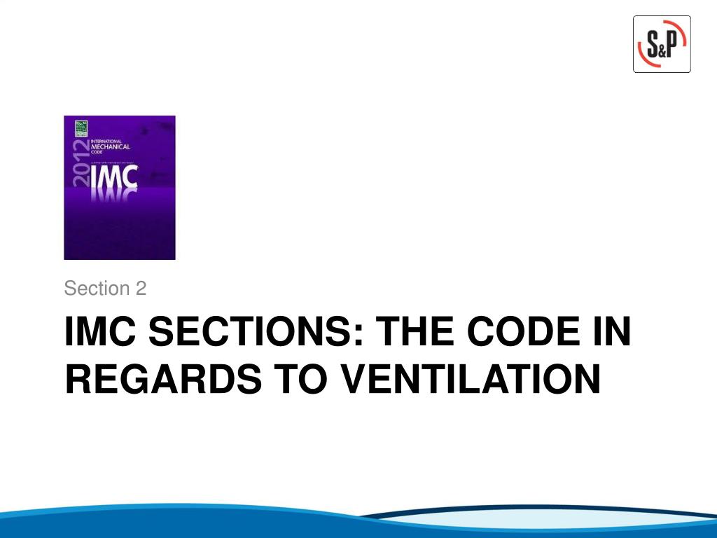 PPT - S&P USA & the 2012 International Residential and Mechanical Code ...