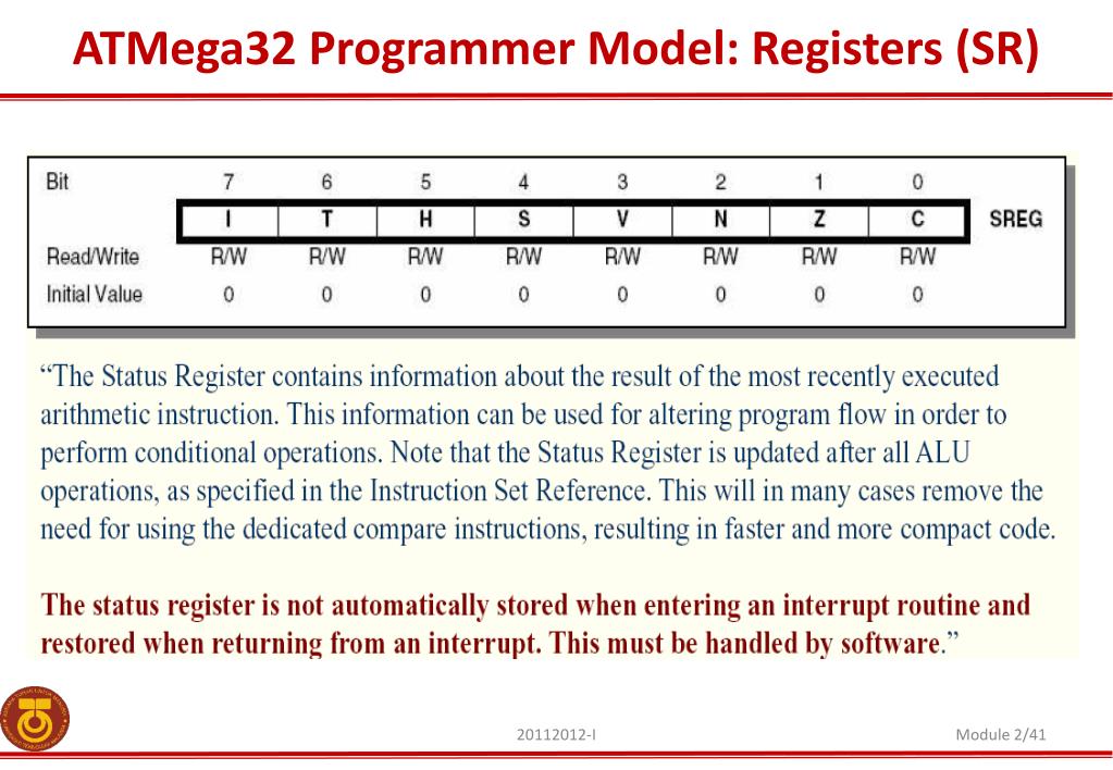 PPT - Introduction to AVR ATMega32 Architecture PowerPoint Presentation ...