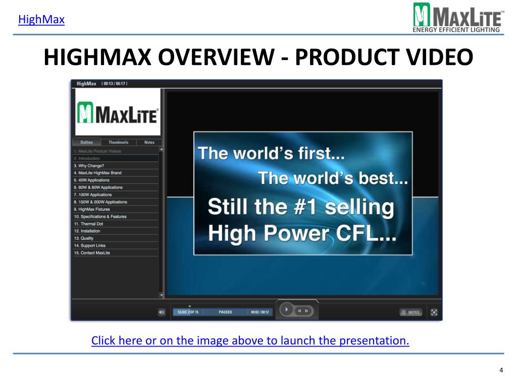 PPT - HighMax-Indoor & Outdoor Fixtures & Area Light Bulbs & Fixture ...
