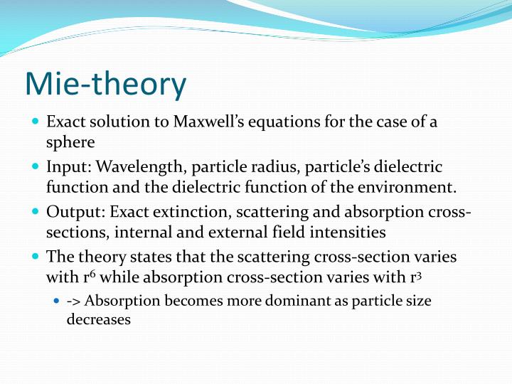 PPT - Optical properties of metal nanoparticles PowerPoint Presentation - ID:1587501