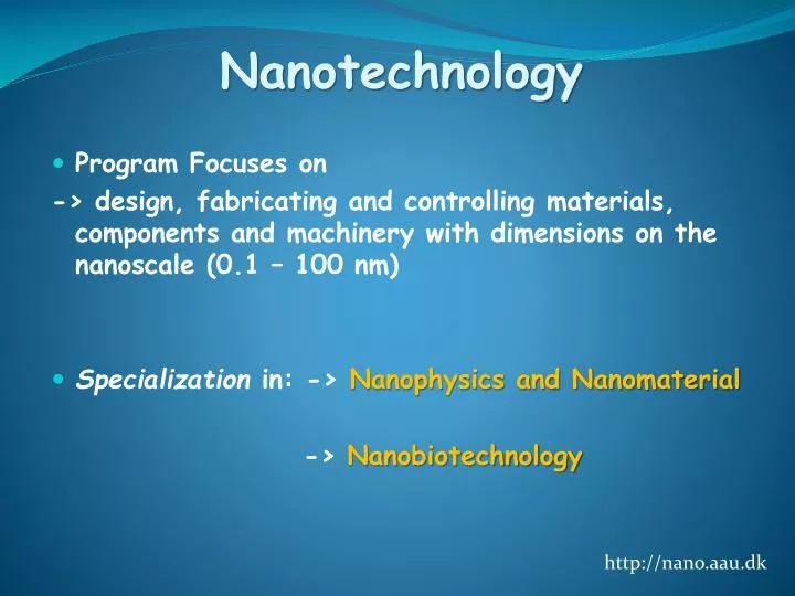 PPT - Nanotechnology PowerPoint Presentation, free download - ID:1587773