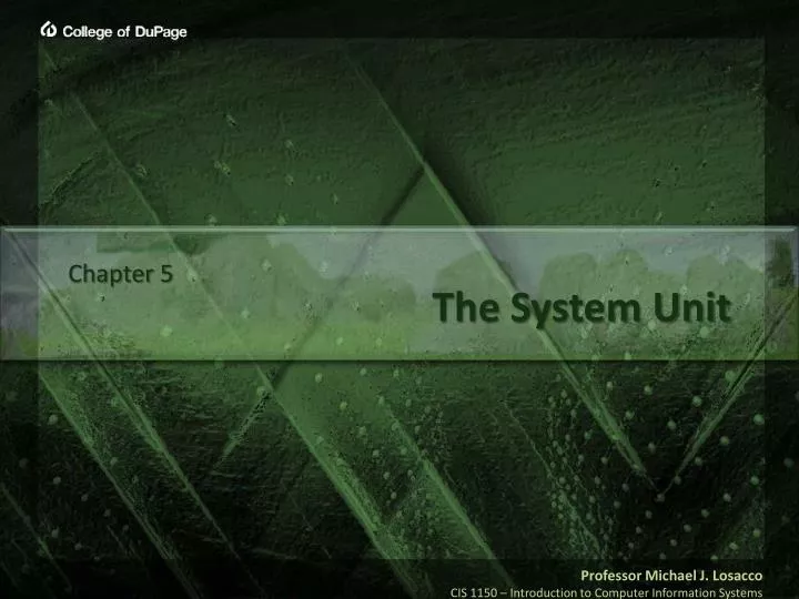 PPT - The System Unit PowerPoint Presentation, free download - ID:1588184