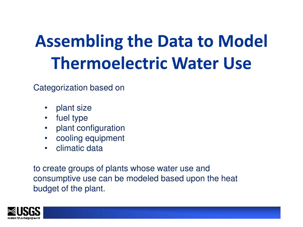 PPT - A Hydrologist national perspective on the Energy-Water Nexus ...