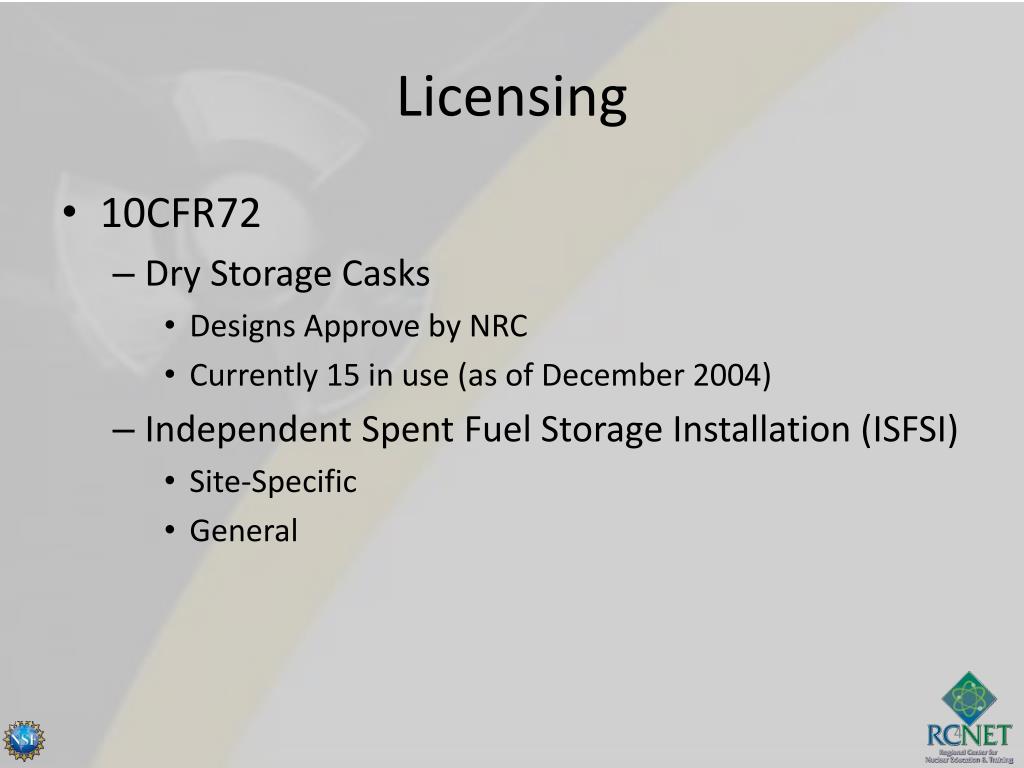 PPT - Independent Spent Fuel Storage Installation (ISFSI ) Dry Cask ...