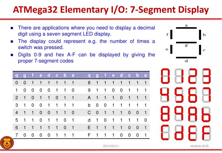 PPT - AVR ATMega32 Elementary Input / Output PowerPoint Presentation - ID:1588661