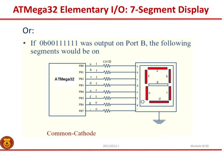 PPT - AVR ATMega32 Elementary Input / Output PowerPoint Presentation - ID:1588661