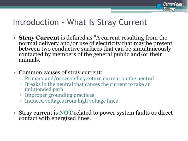 PPT - Stray Current Investigations PowerPoint Presentation - ID:1588791