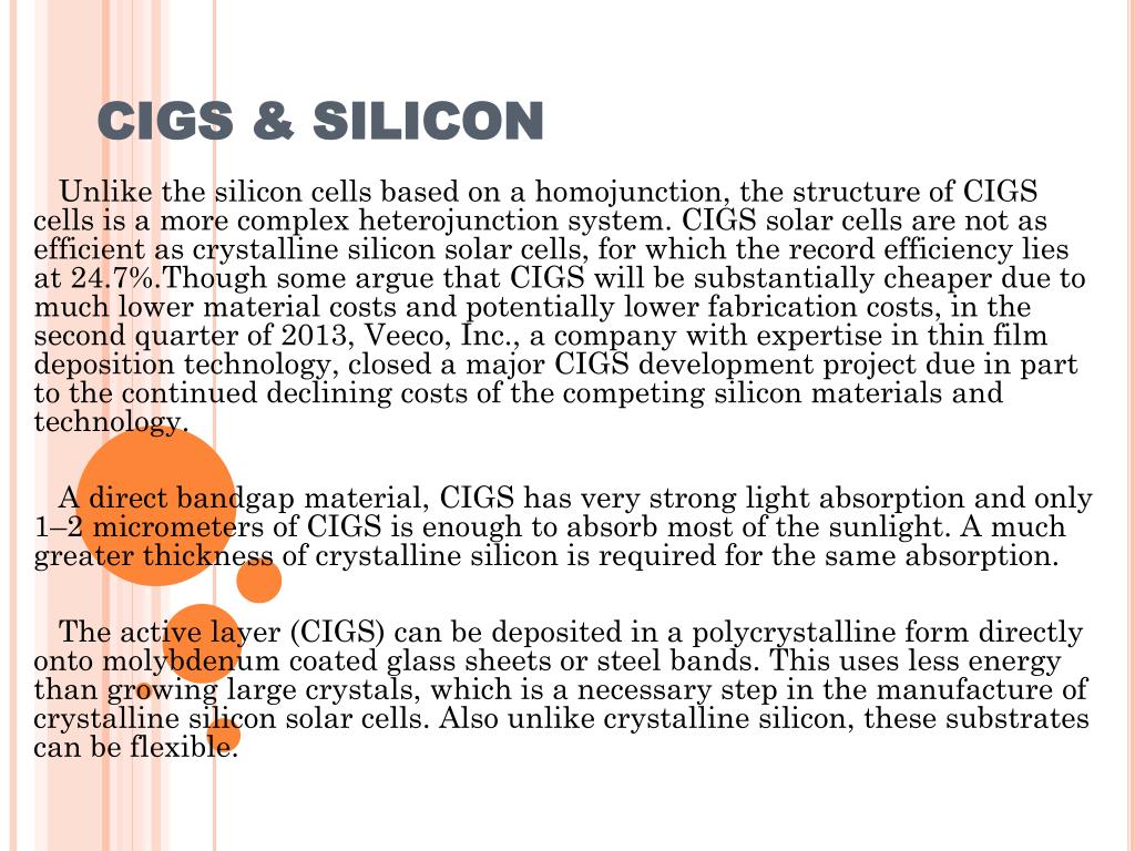 PPT - Copper indium gallium selenide solar cells (CIGS) PowerPoint ...