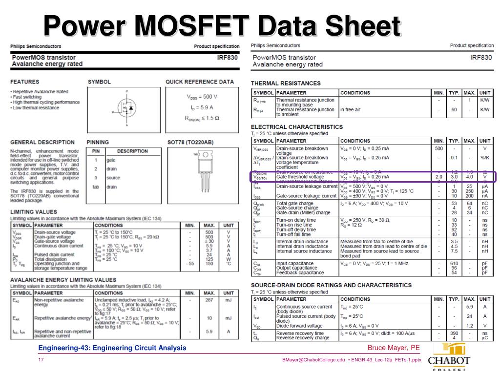 PPT - Bruce Mayer, PE Registered Electrical & Mechanical Engineer ...