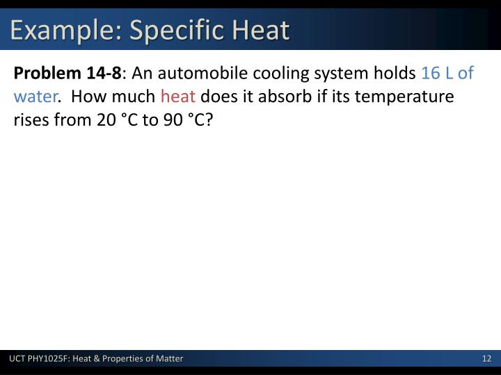 PPT - Physics 1025F Heat & Properties of Matter PowerPoint Presentation ...