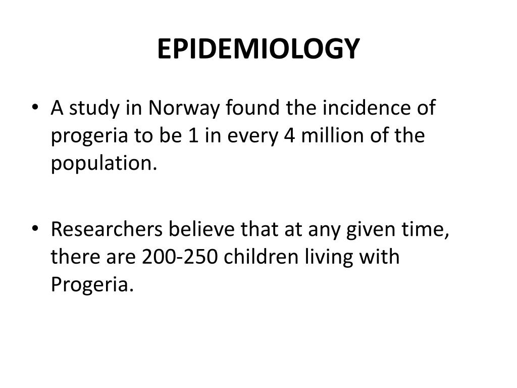 PPT - Hutchinson-Gilford progeria syndrome (HGPS) PowerPoint ...