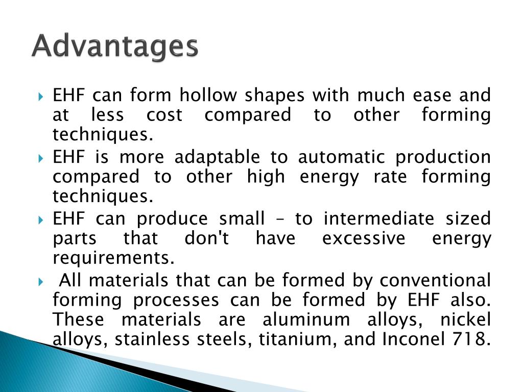PPT - High Energy Rate Forming & Powder Metallurgy PowerPoint ...