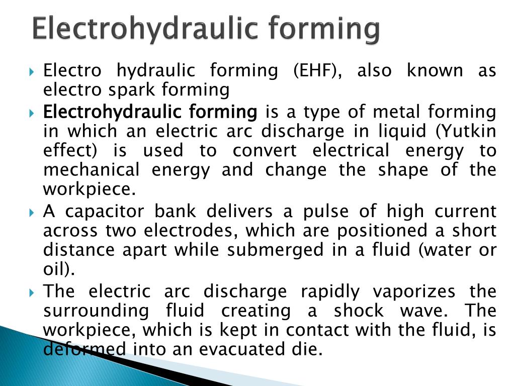 PPT - High Energy Rate Forming & Powder Metallurgy PowerPoint ...