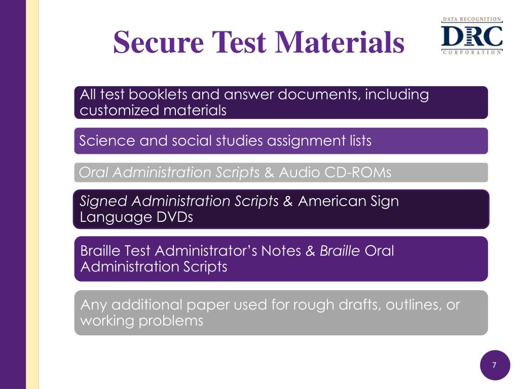 PPT - 2021 South Carolina PASS Test Security Procedures Guide ...