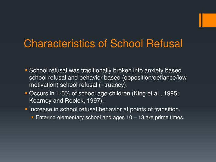 PPT - Cognitive Behavioral Therapy for School Refusal PowerPoint ...