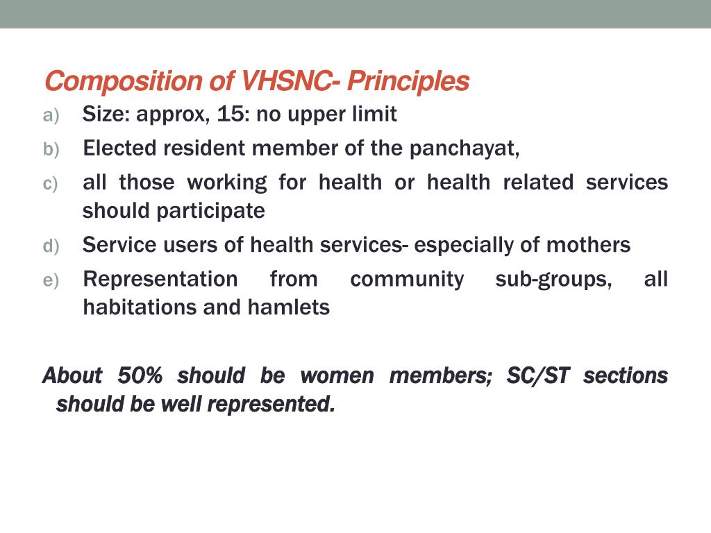 PPT - Village Health Sanitation and Nutrition Committees PowerPoint ...