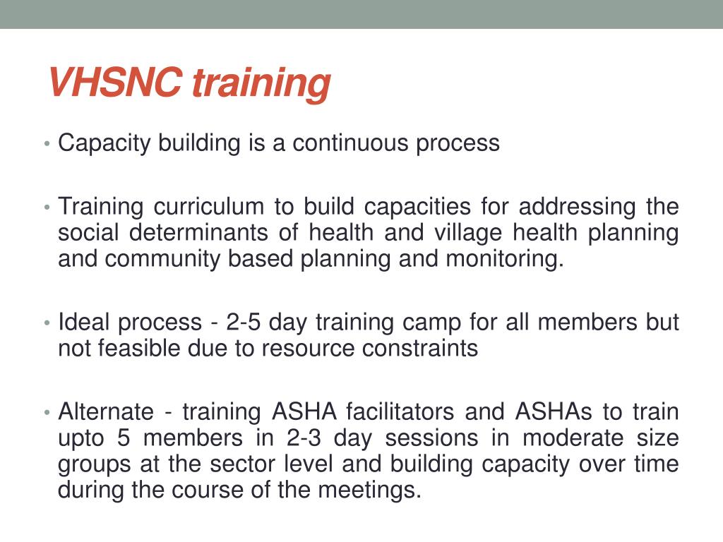 PPT - Village Health Sanitation and Nutrition Committees PowerPoint ...