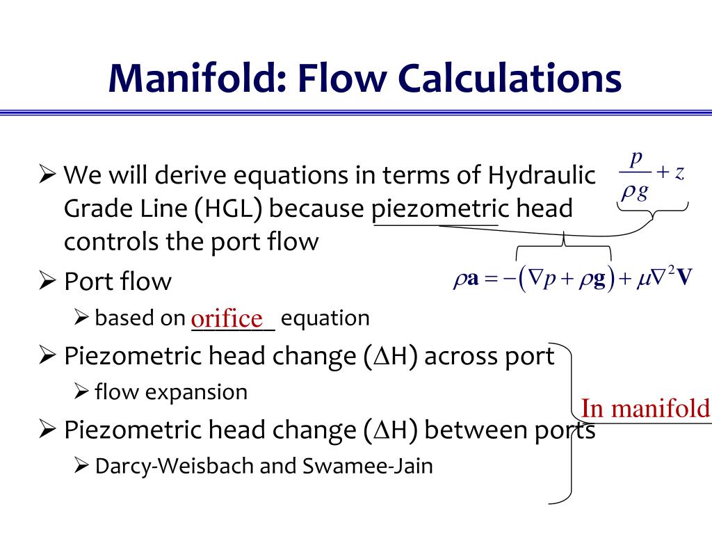 PPT - Inlet and Outlet Manifolds and Plant Hydraulics PowerPoint ...