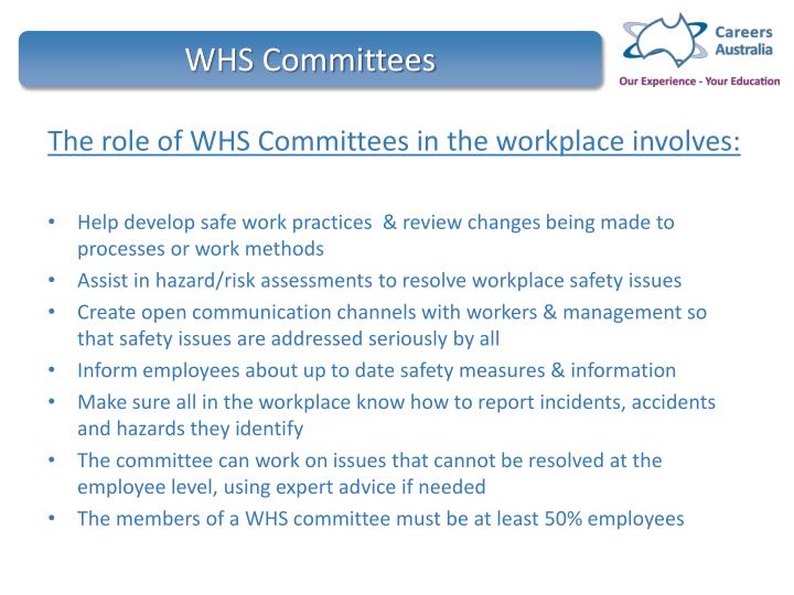 PPT - Contribute to WHS Processes HLTWHS300A PowerPoint Presentation ...