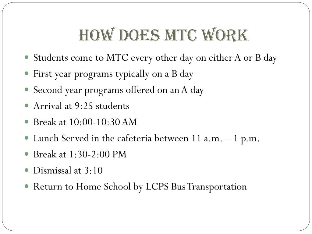 PPT - Monroe Technology Center Home of Loudoun Governor’s Career and ...