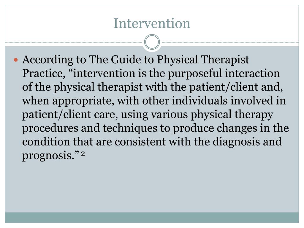 PPT - Physical Therapy Intervention for the Musculoskeletal System ...